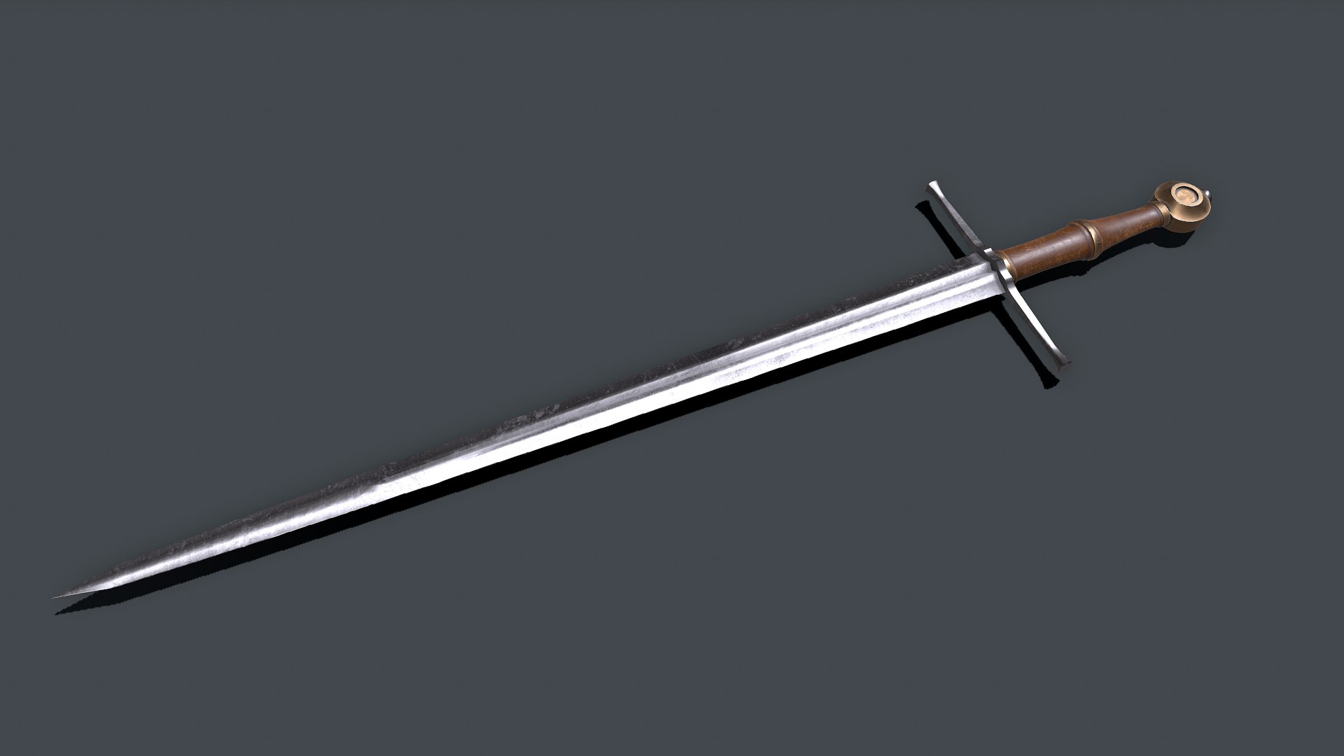 Long Sword Low-poly PBR 3D - TurboSquid 2166095