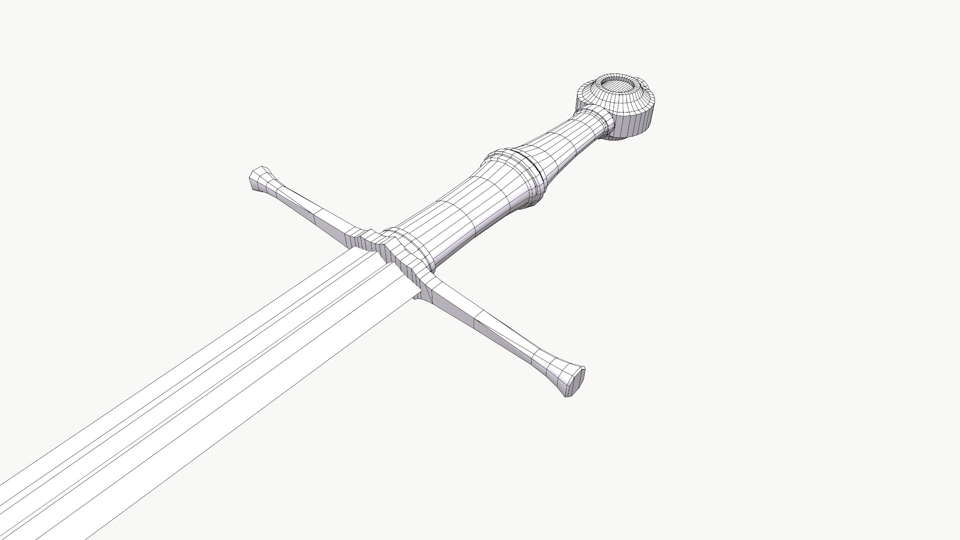Long Sword Low-poly PBR 3D - TurboSquid 2166095