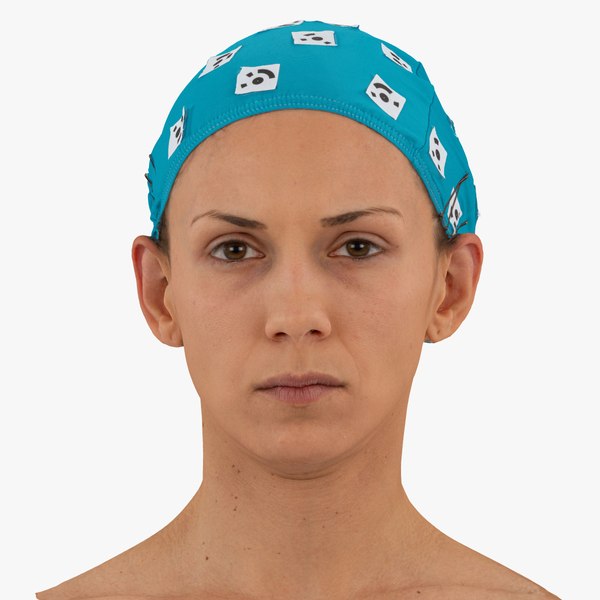 modelo 3d Athena Human Head Inner Brow Raiser AU1 Escaneo RAW ...