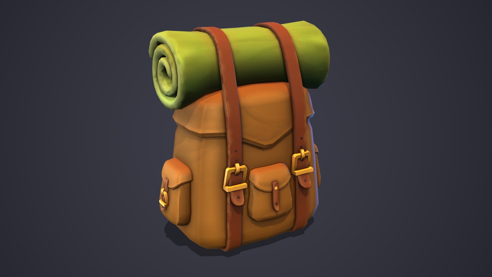 Stylized Backpack - Lowpoly Model 3D Model - TurboSquid 2154392