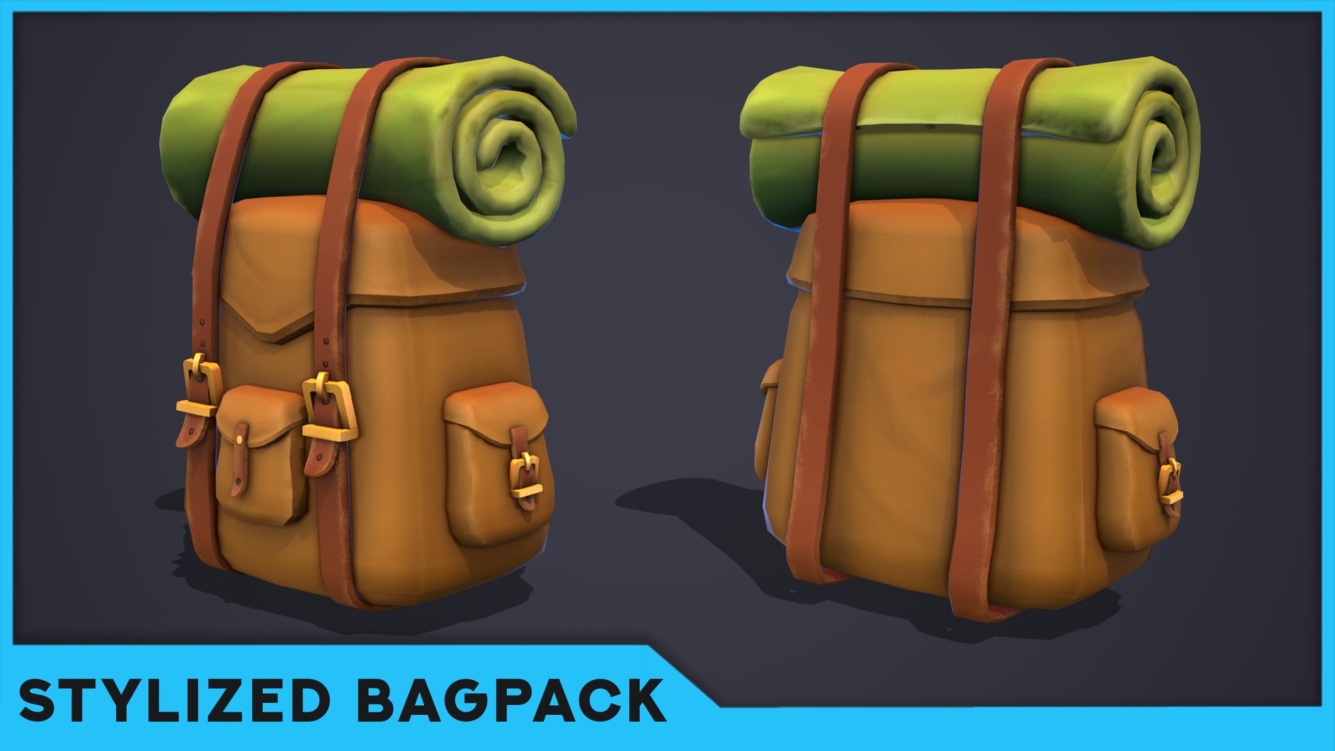 Stylized Backpack - Lowpoly Model 3D Model - TurboSquid 2154392