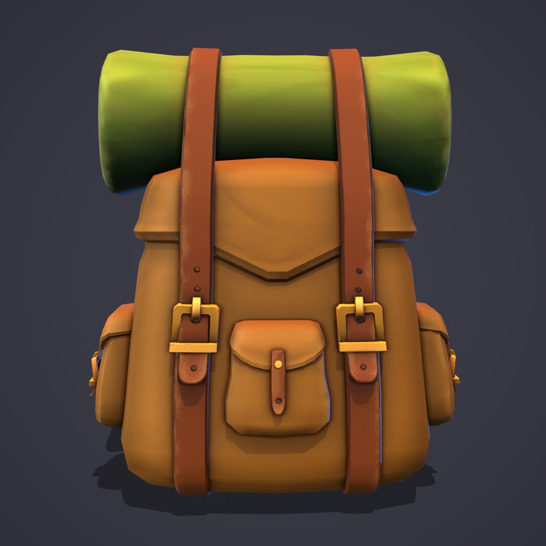 Stylized Backpack - Lowpoly Model 3D Model - TurboSquid 2154392