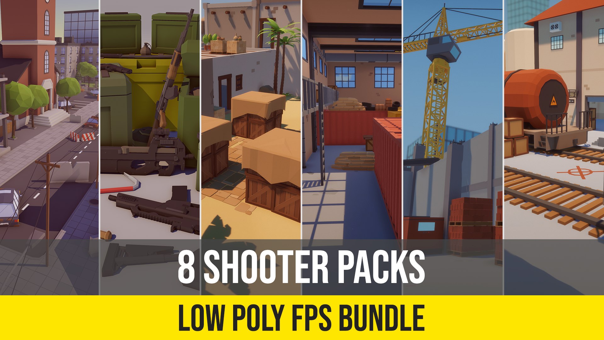 3D Low Poly FPS Bundle Model - TurboSquid 2095592