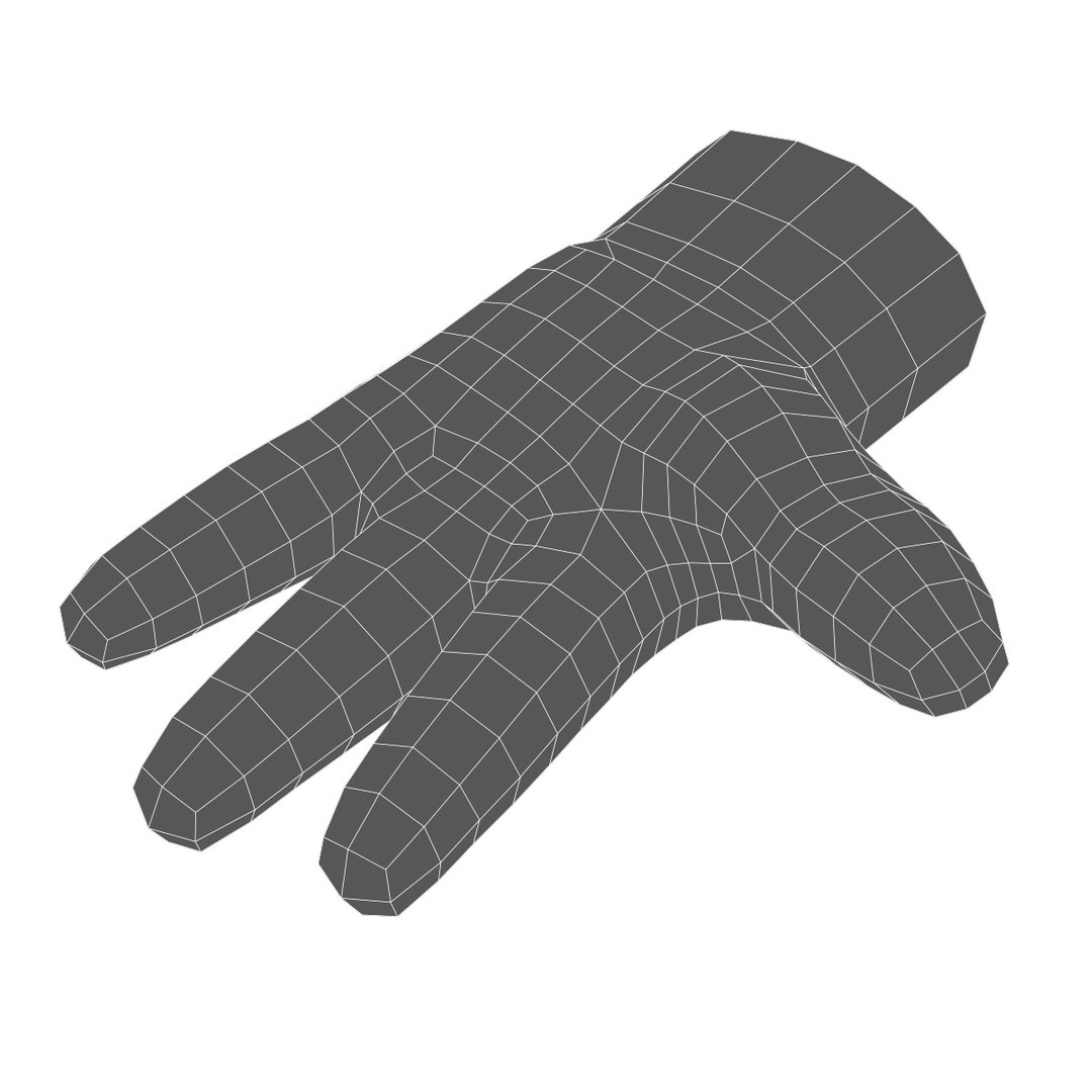Cartoon Hand Toon 3d Model