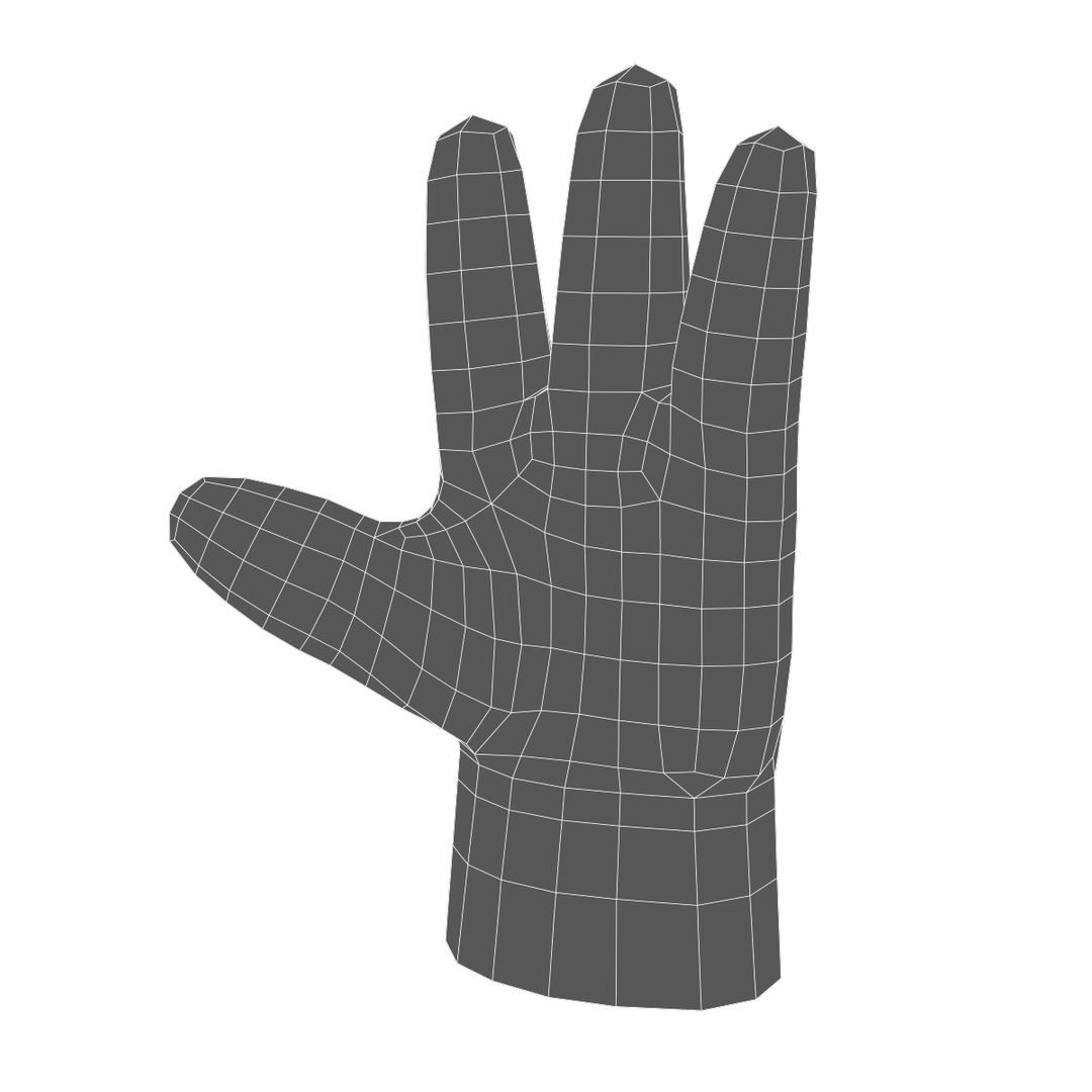 Cartoon Hand Toon 3d Model
