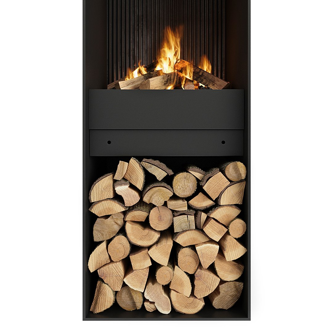 Firewood Fireplace Model - TurboSquid 1382291