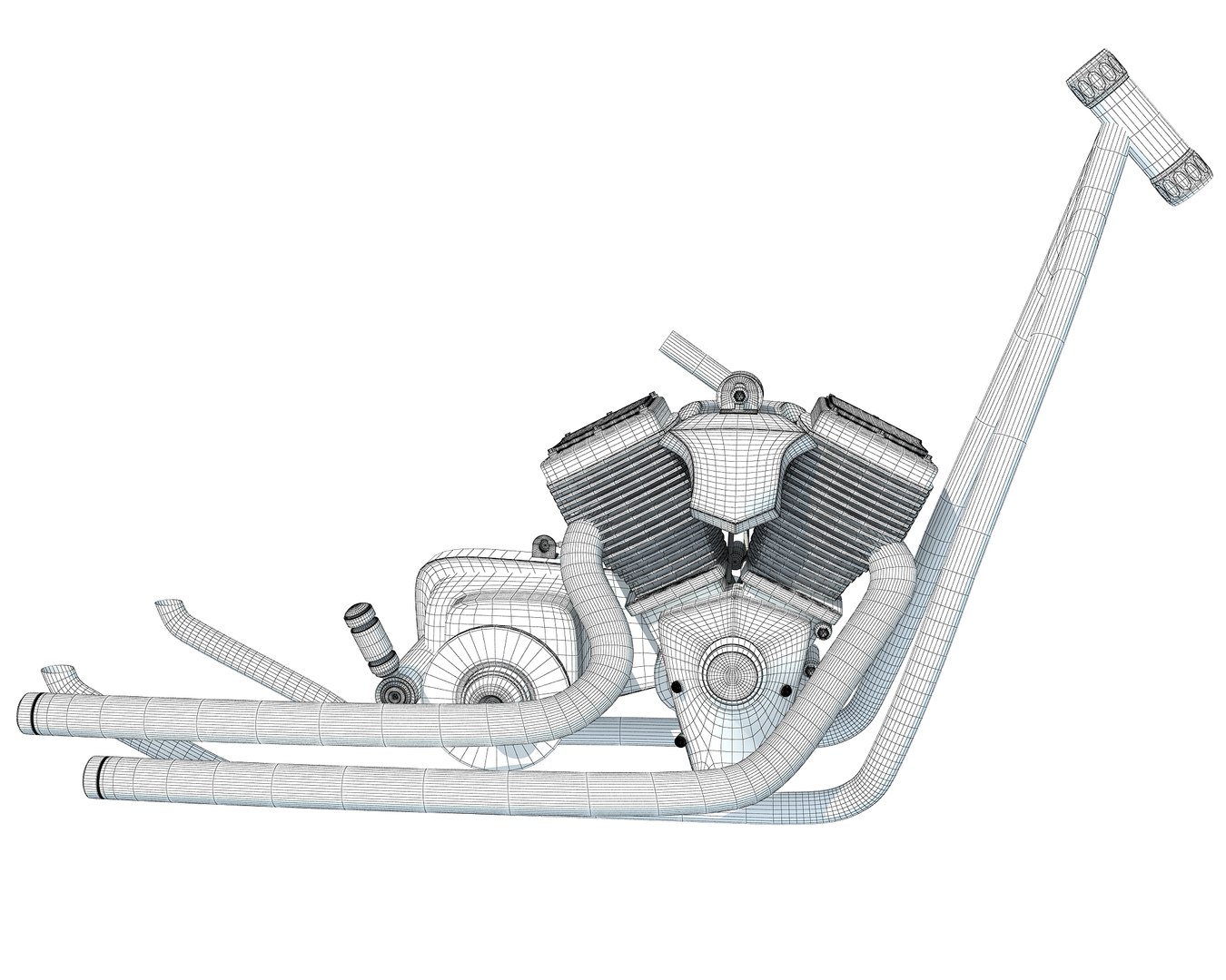 3D motorcycle bike engine - TurboSquid 1170969