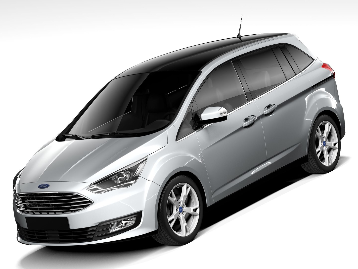 Ford Grand C-Max 2018 3D Model - TurboSquid 2224144