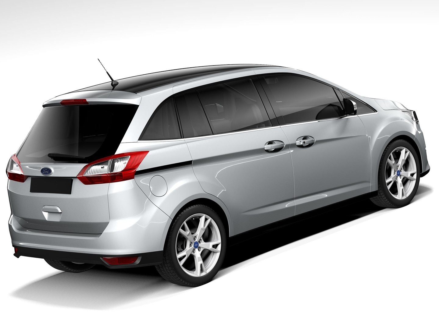 Ford Grand C-Max 2018 3D Model - TurboSquid 2224144