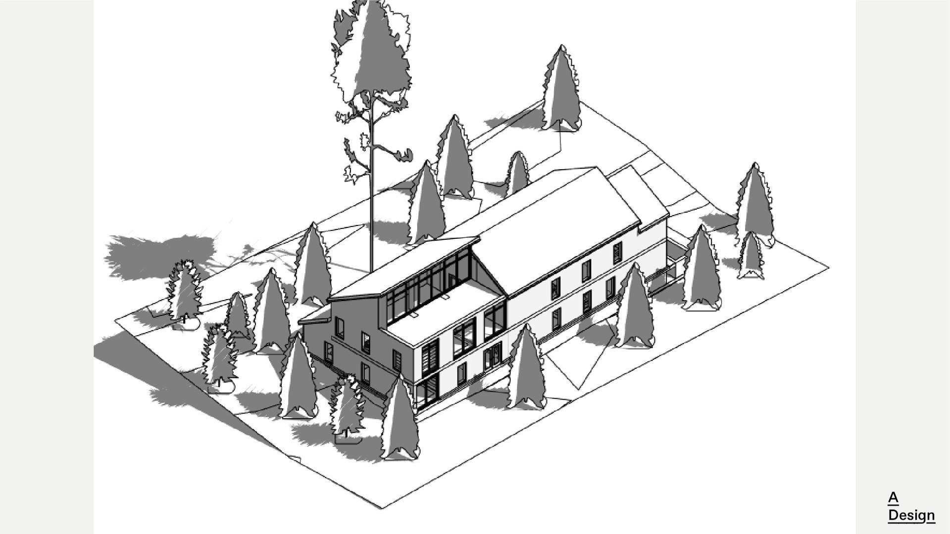 3D Triangle House - Revit Model - TurboSquid 2017361