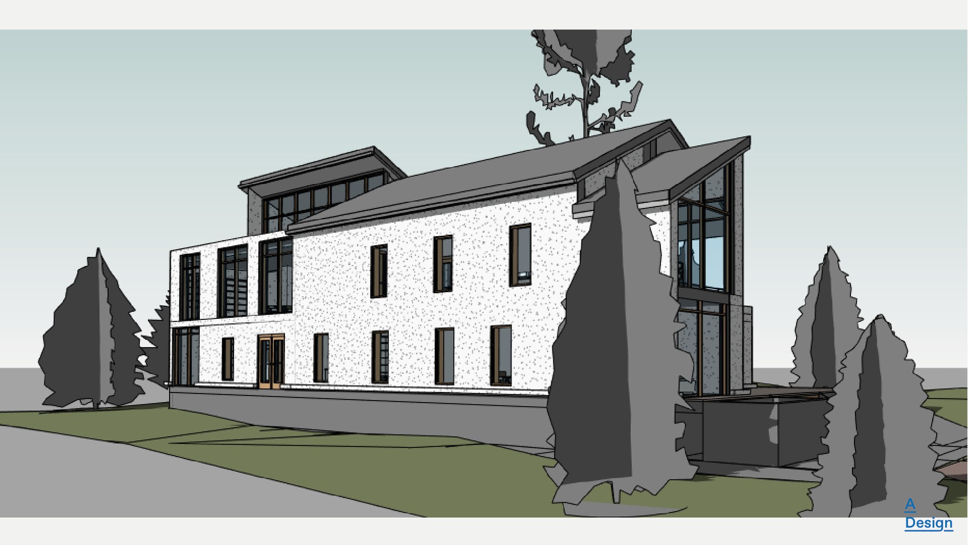 3D Triangle House - Revit Model - TurboSquid 2017361