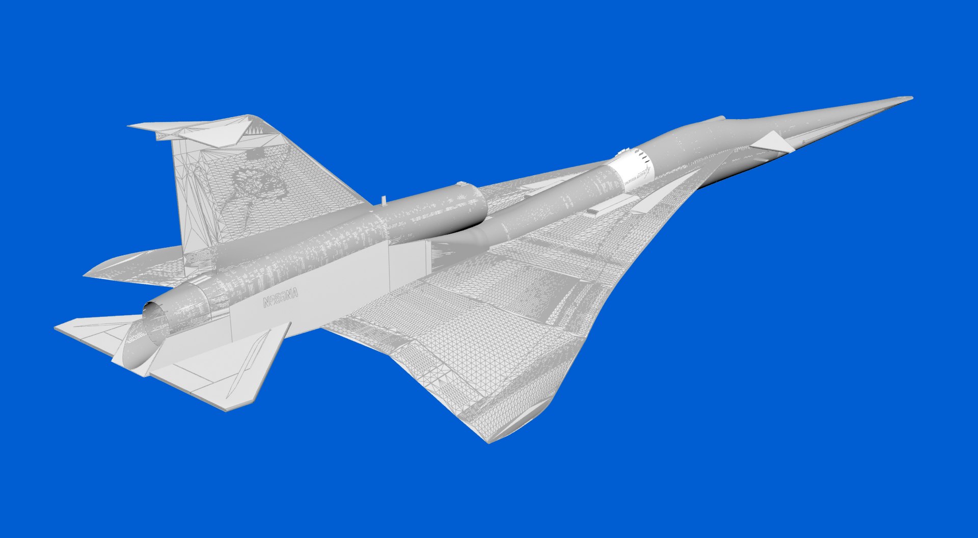 Nasa quesst supersonic sonic 3D model - TurboSquid 1653369