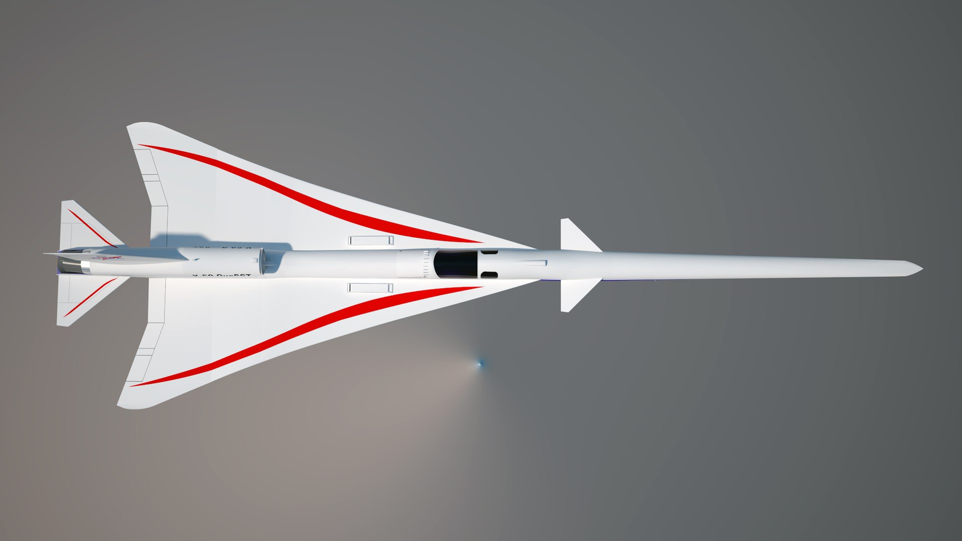 Nasa Quesst Supersonic Sonic 3D Model - TurboSquid 1653369