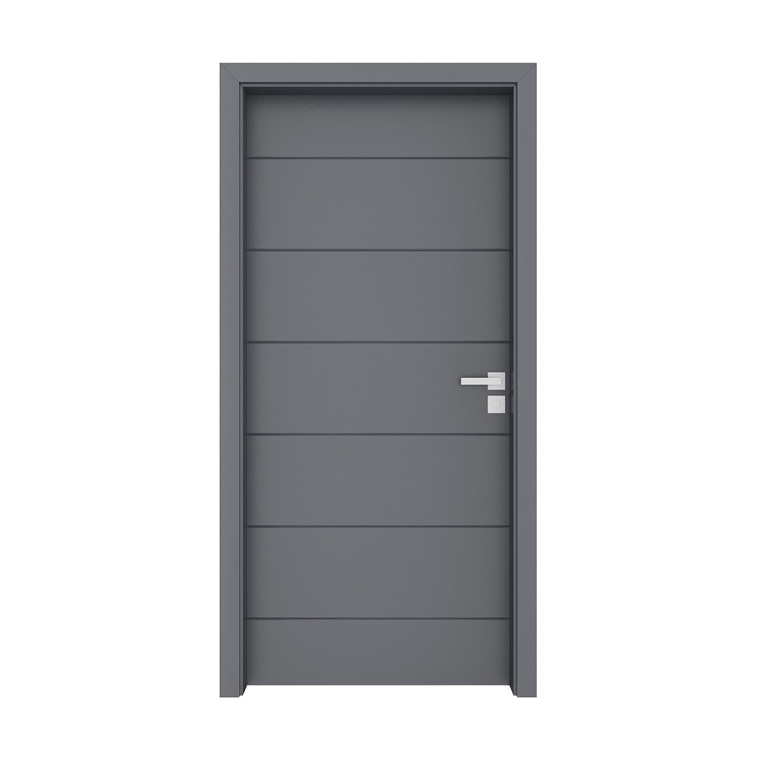3D Model Grey Door - TurboSquid 1192329