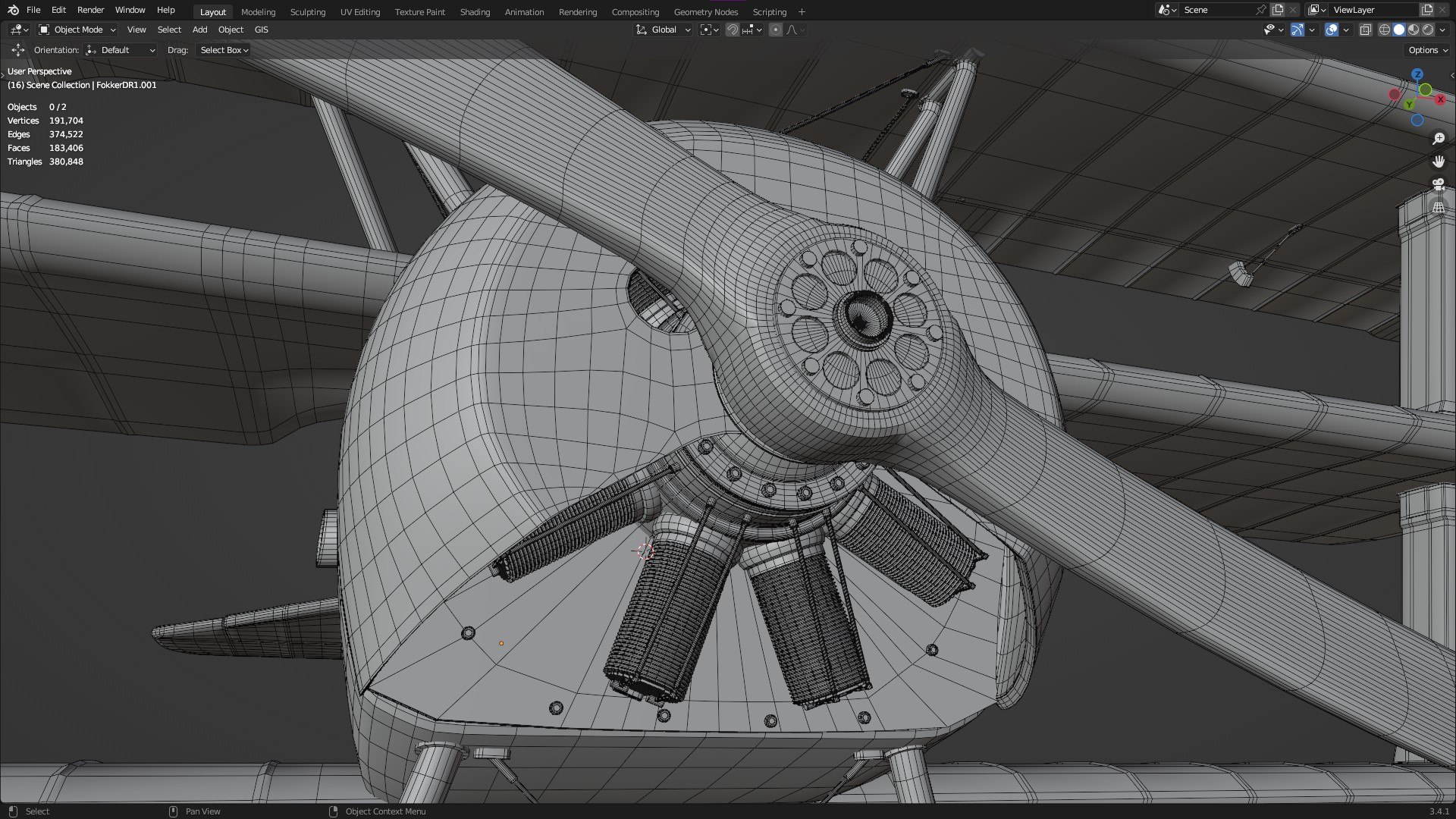 3D Fokker Dr1 - Ww1 Red Baron 3D Model Model - TurboSquid 2291493