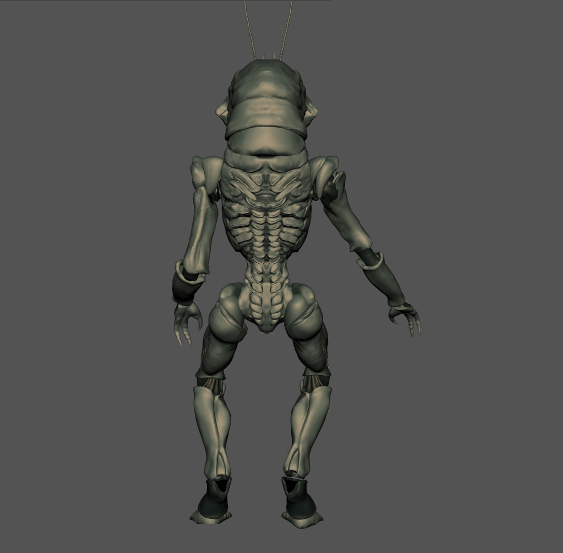 3d alien model