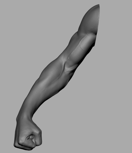3d hand ztl stl
