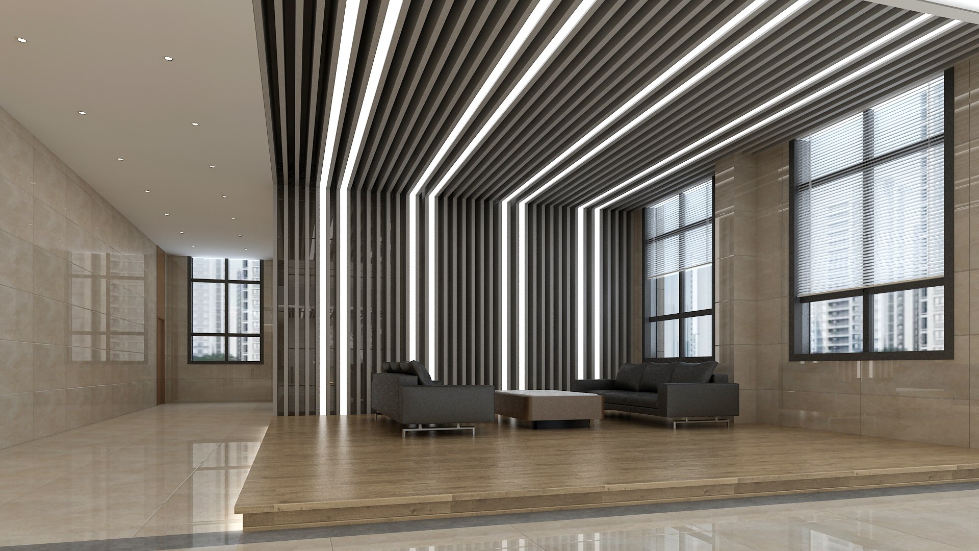 3D Modern Hall 19 Model - TurboSquid 2110031