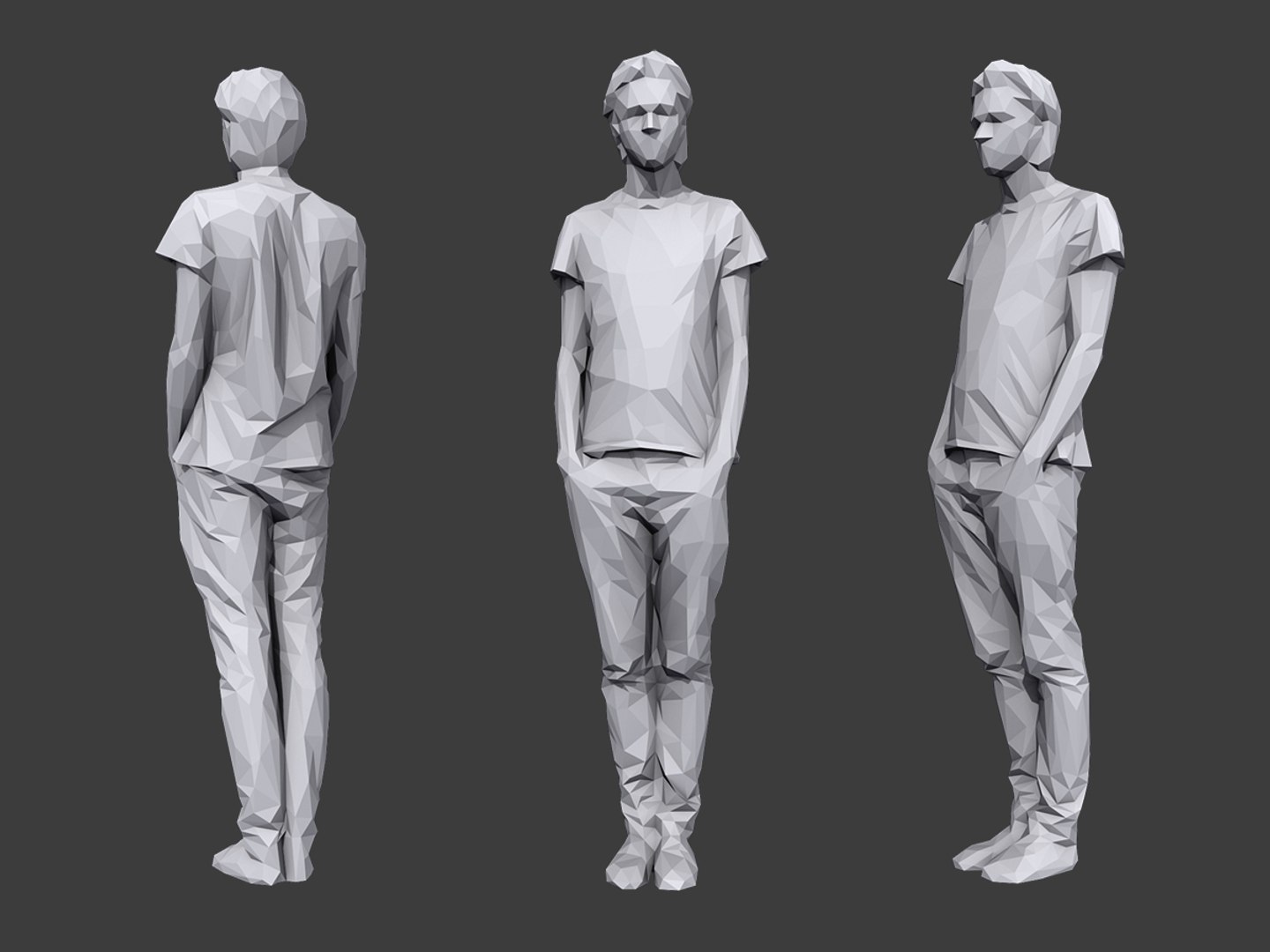 Casual Characters Human Model - TurboSquid 1432315