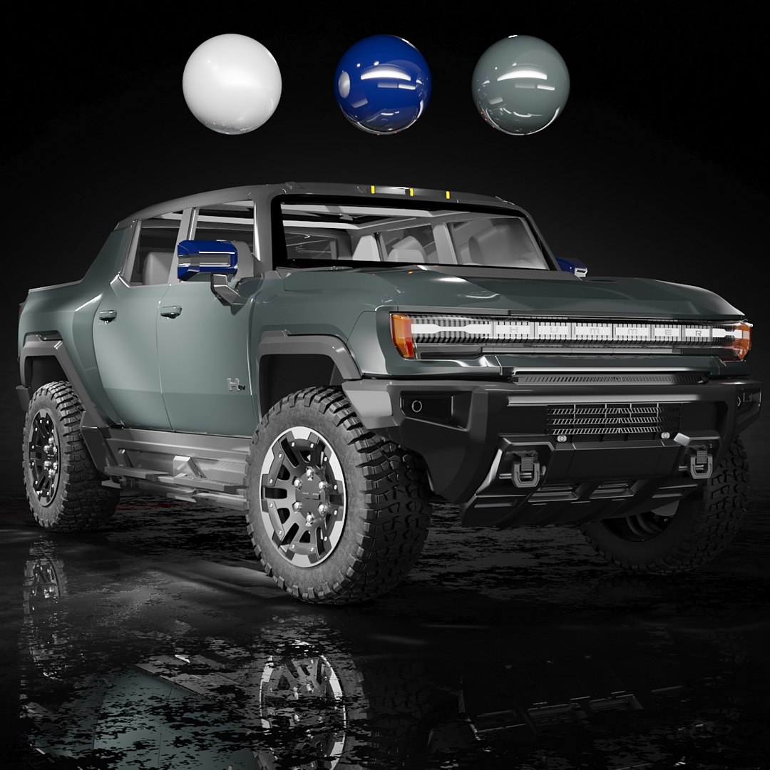 GMC Hummer EV 2024 3d model 3D model - TurboSquid 2177530