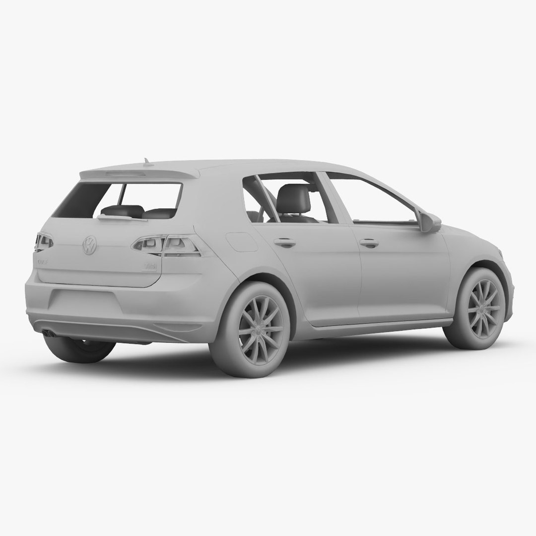 3ds Max Volkswagen Golf 5-door