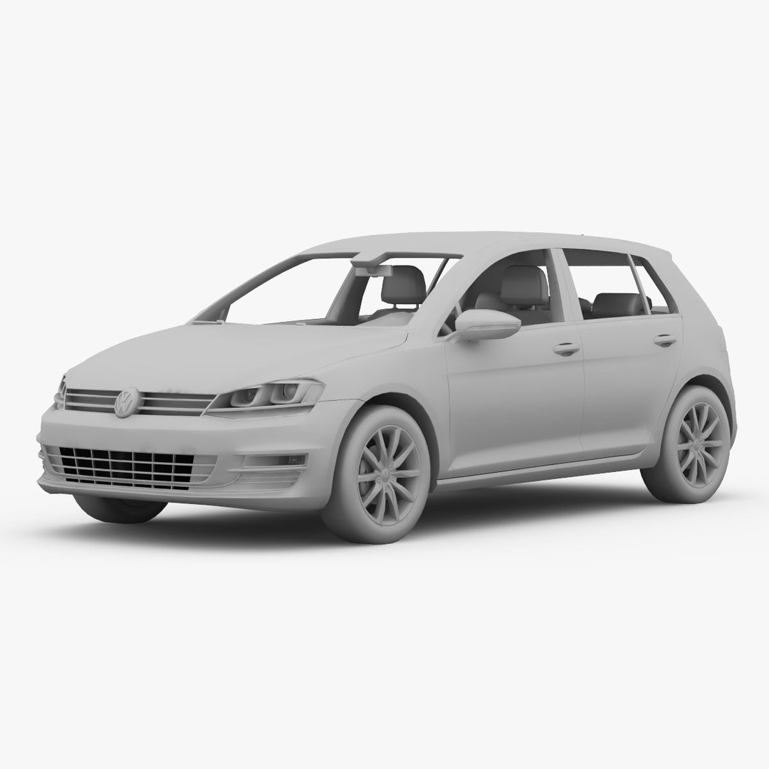 3ds Max Volkswagen Golf 5-door