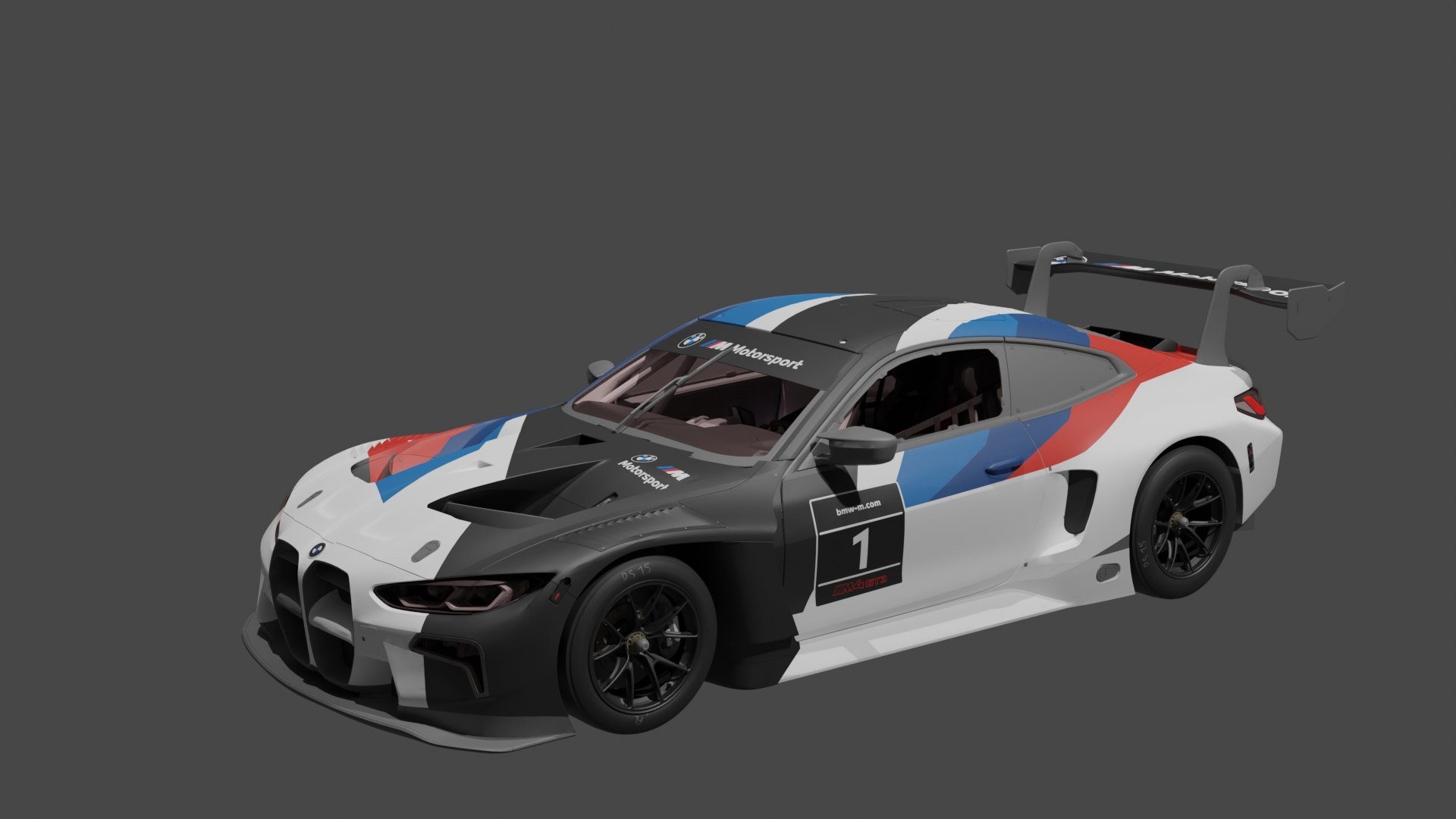 modelo 3d BMW M4 GT3 High Quality Game Ready Model With Engine Sounds ...