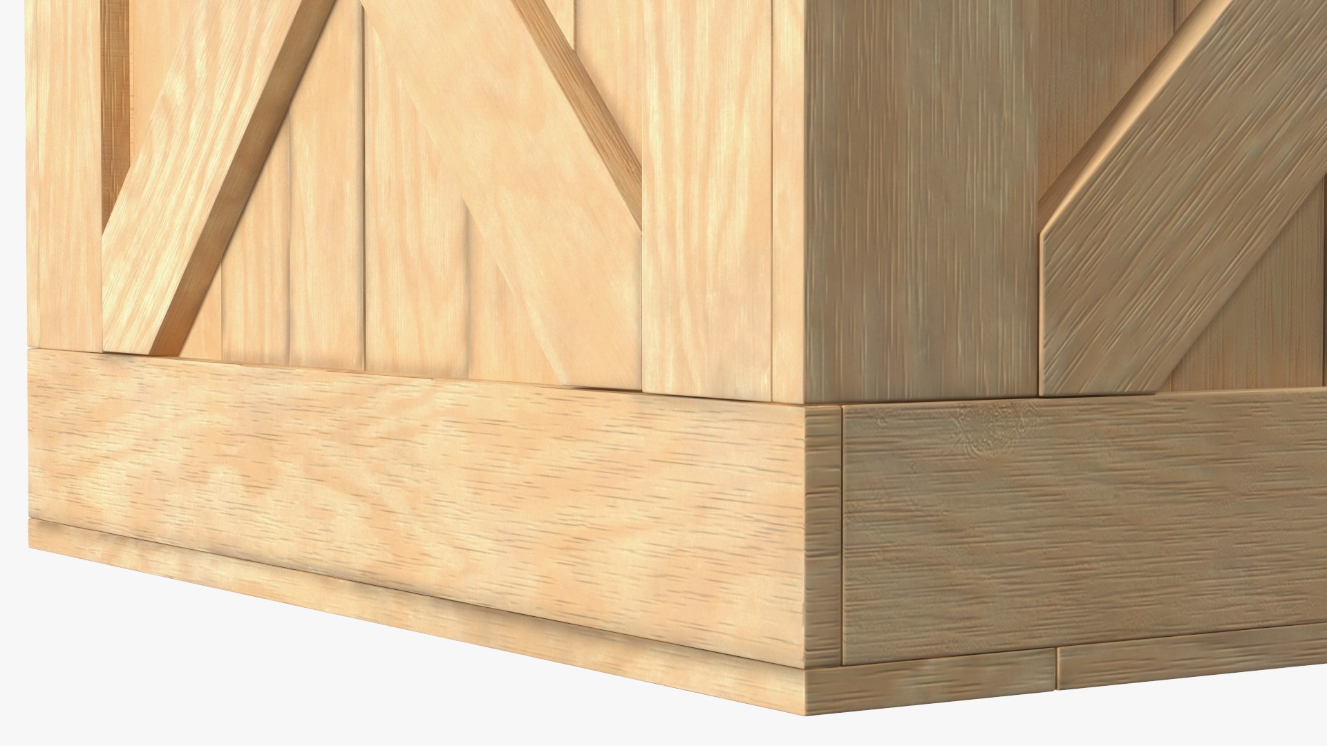 3D Open Wooden Shipping Box - TurboSquid 1863147