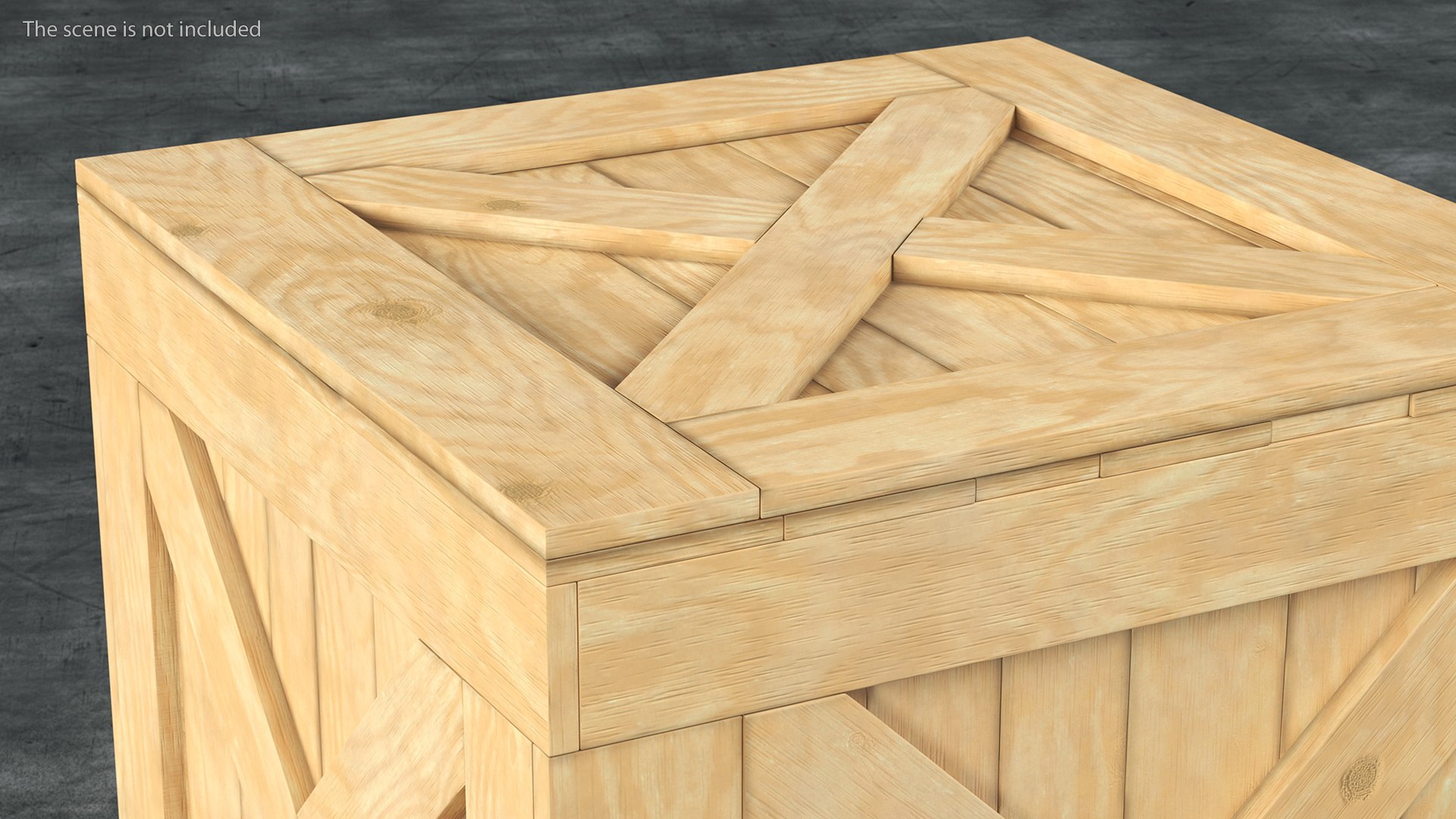 3D Open Wooden Shipping Box - TurboSquid 1863147