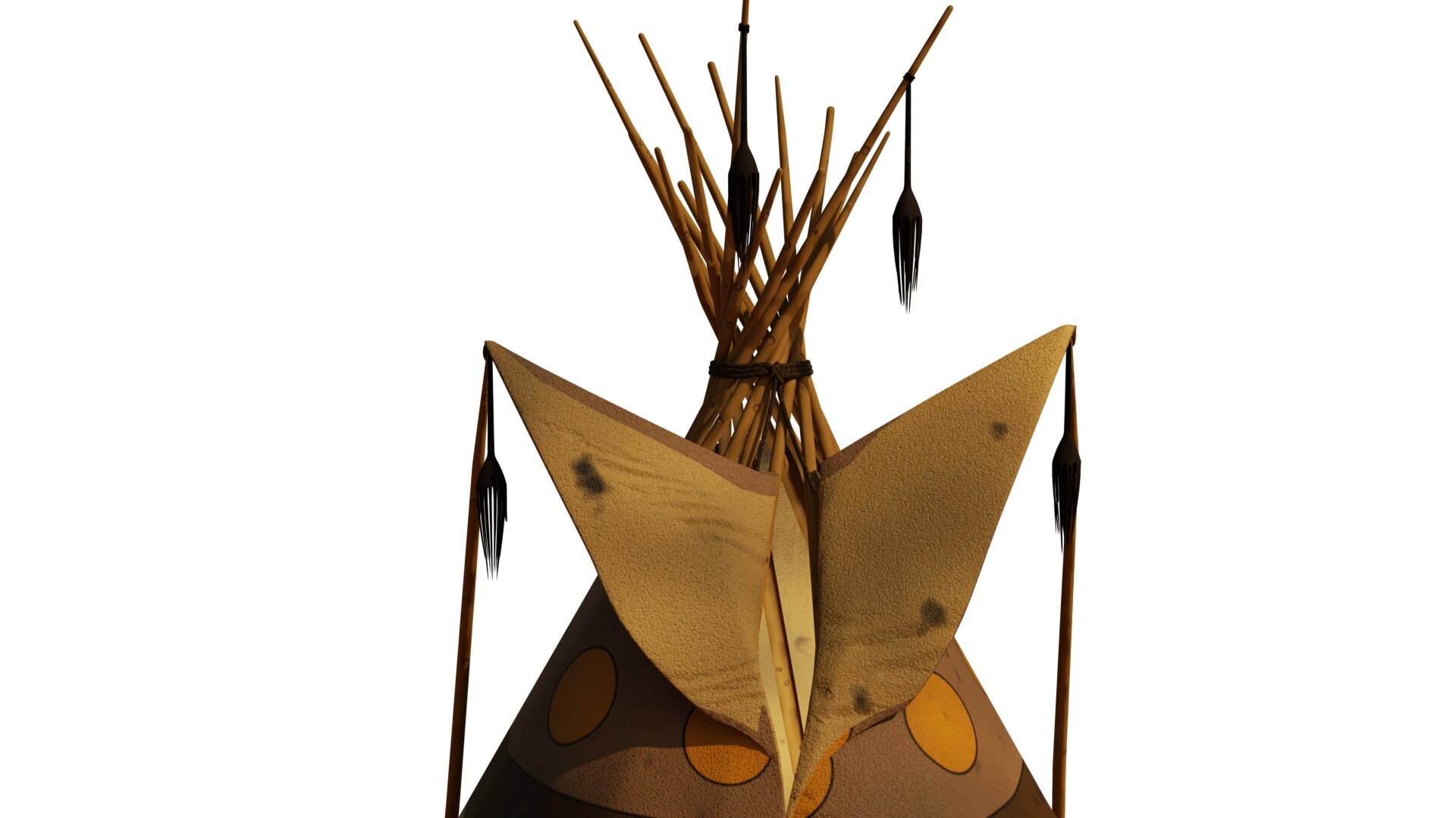 Tepee 3D Model - TurboSquid 1714516