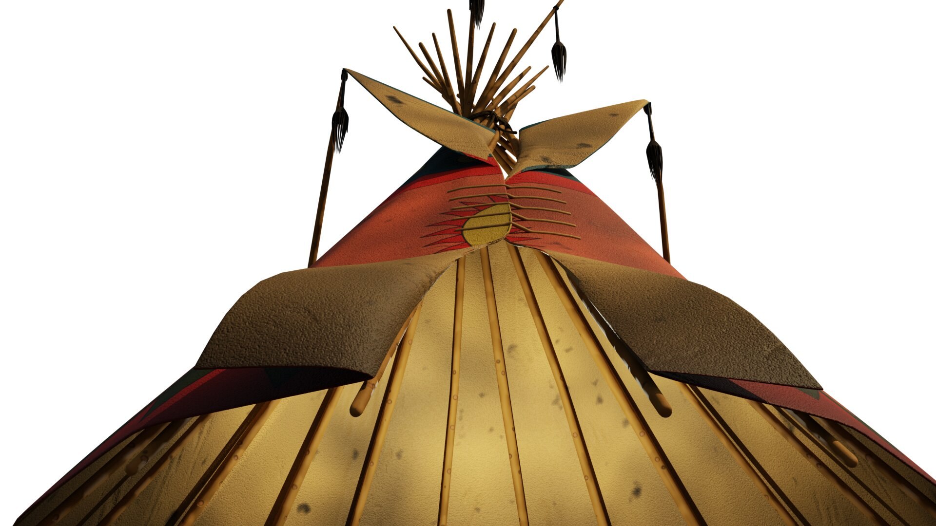 Tepee 3D Model - TurboSquid 1714516