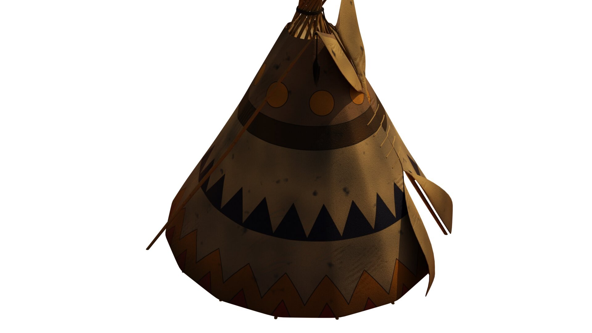 Tepee 3D Model - TurboSquid 1714516