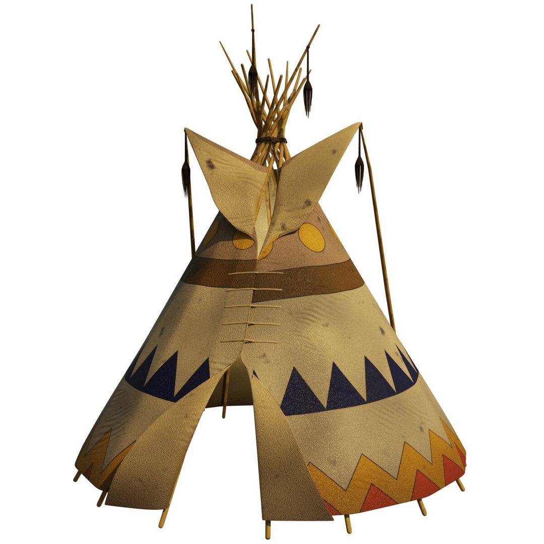 Tepee 3D model - TurboSquid 1714516