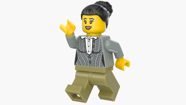 modelo 3d Lego Minifigura Mujer 5 - TurboSquid 2205991