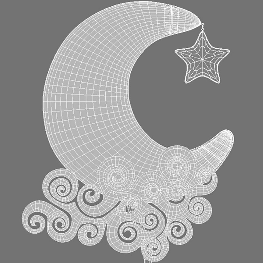 Moon Lamp Lights 3d 3ds