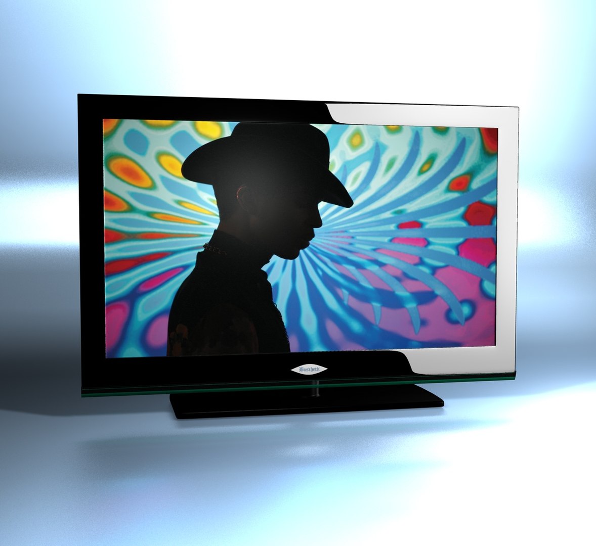 C4d Generic Led Tv
