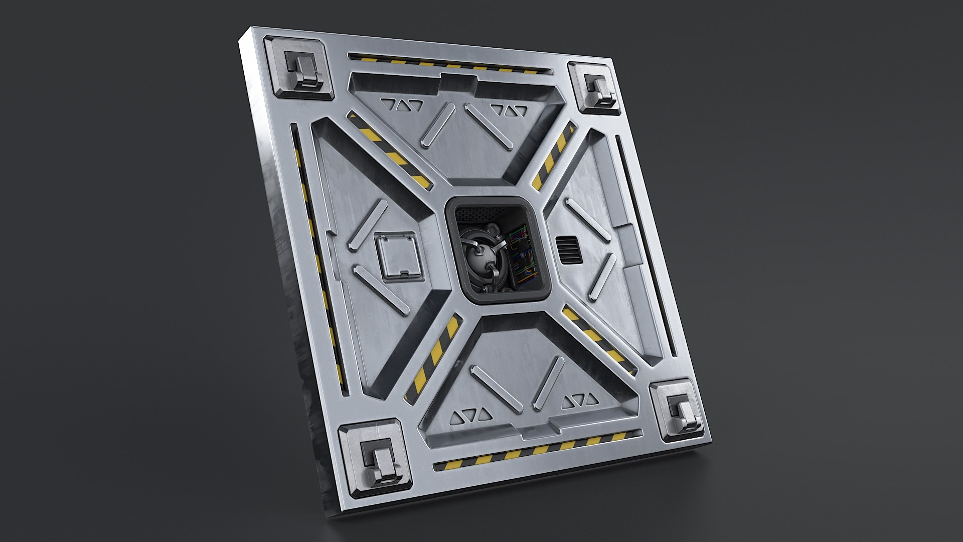 Sci-Fi Panels Metal Subdivision Ready model - TurboSquid 2160572