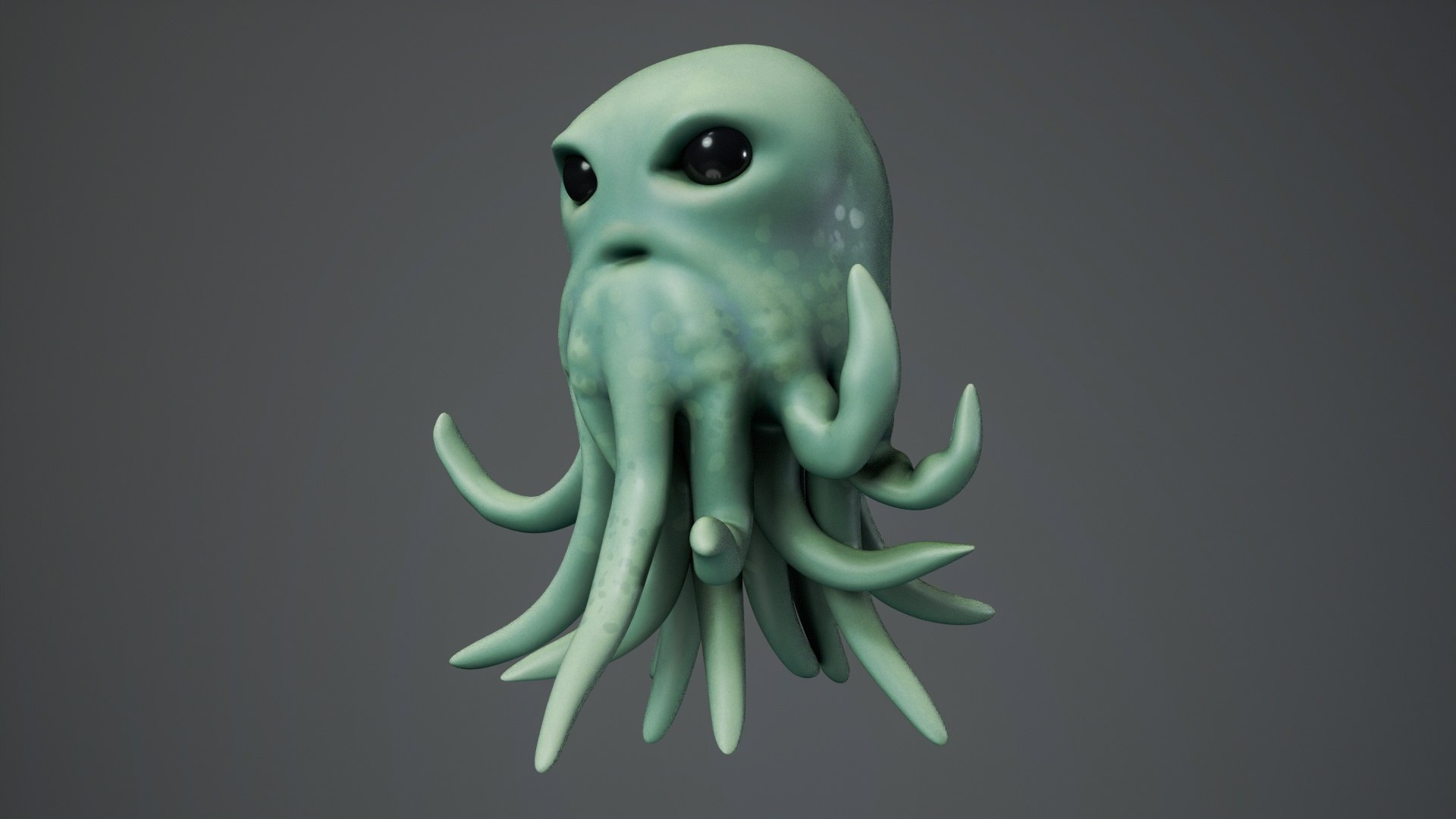 3D Model Cartoon Cthulhu - TurboSquid 2164710