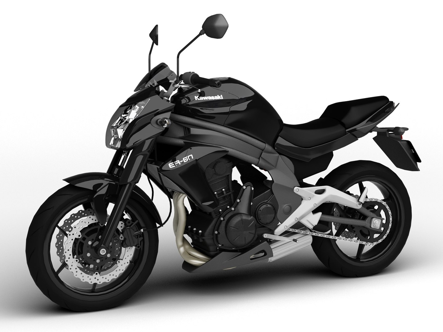 Kawasaki Er-6n 2012 3d C4d