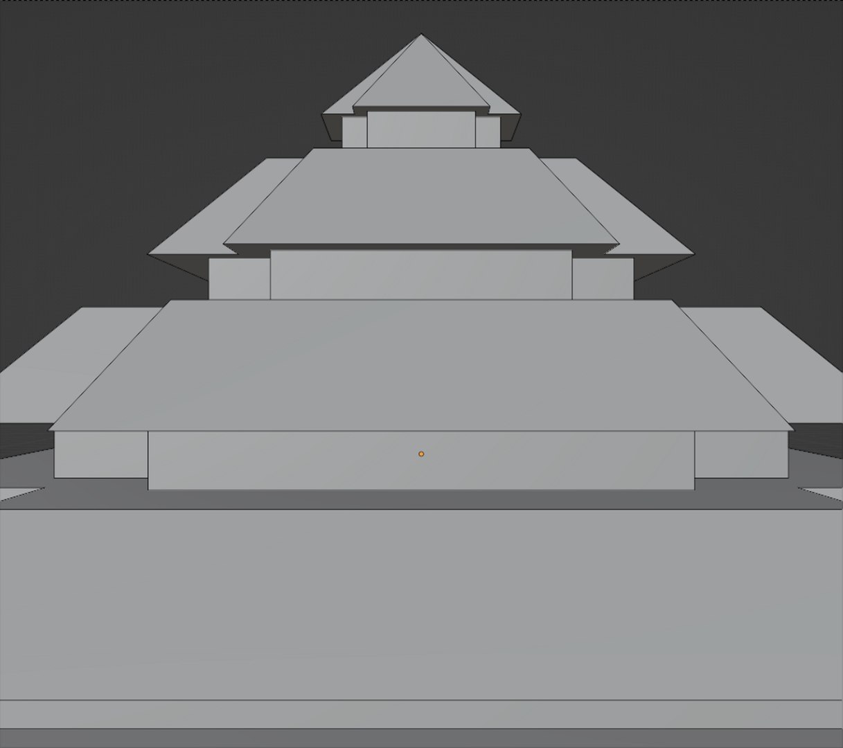 RectangularOctangular Pyramidal Structure 3D Model - TurboSquid 1951961