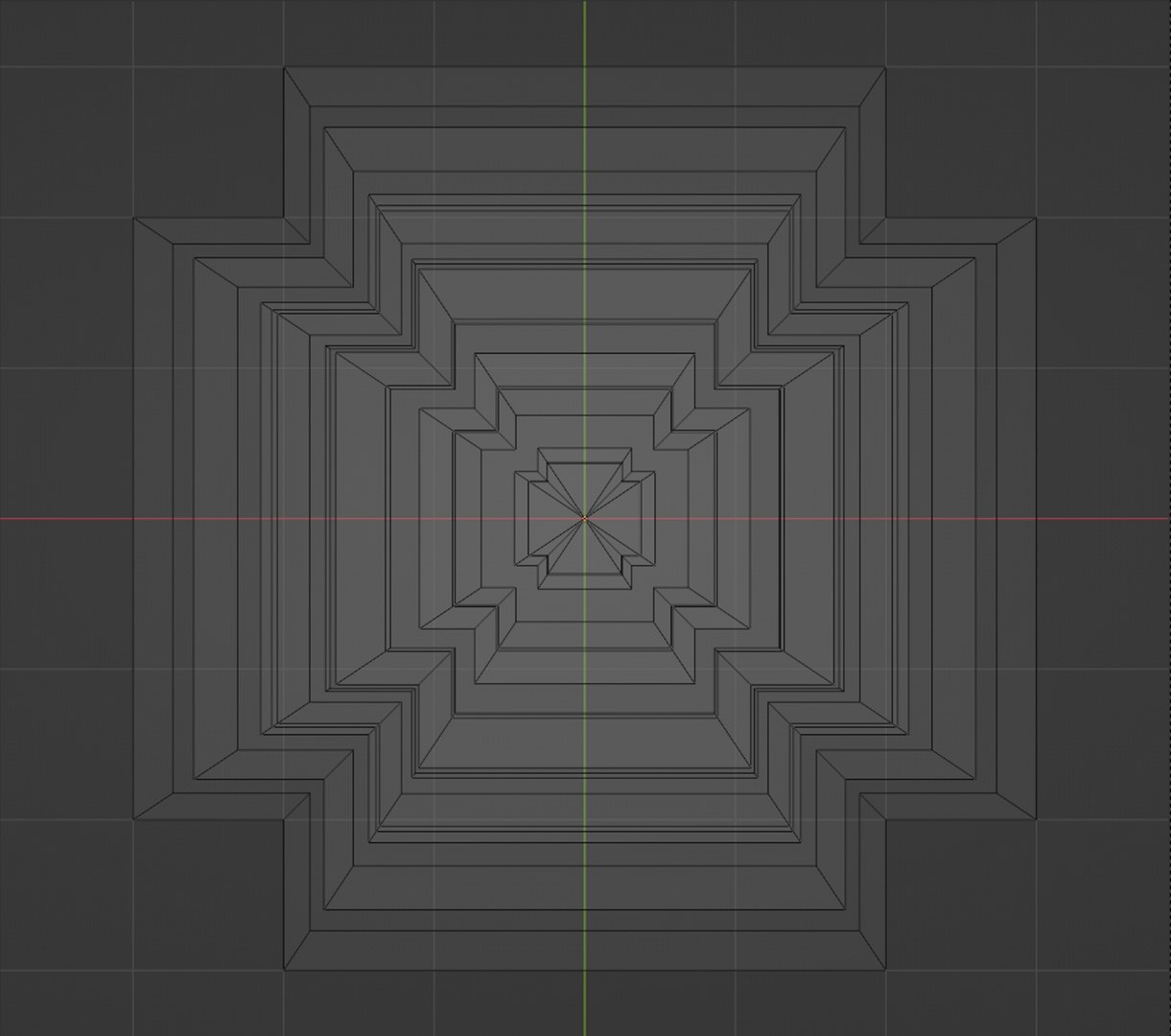 RectangularOctangular Pyramidal Structure 3D Model - TurboSquid 1951961