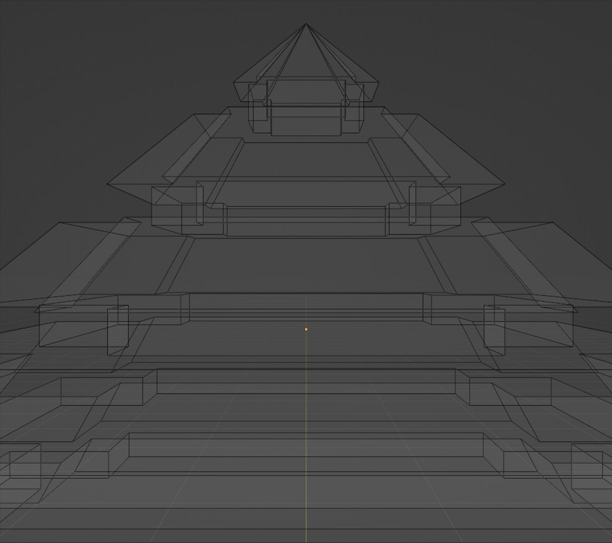 RectangularOctangular Pyramidal Structure 3D Model - TurboSquid 1951961