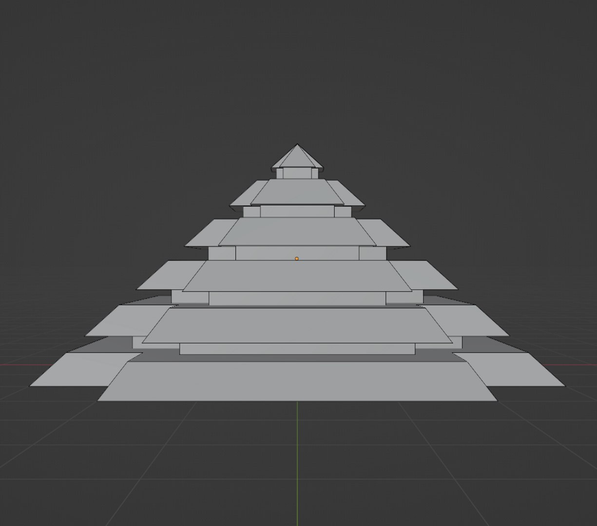 RectangularOctangular Pyramidal Structure 3D Model - TurboSquid 1951961