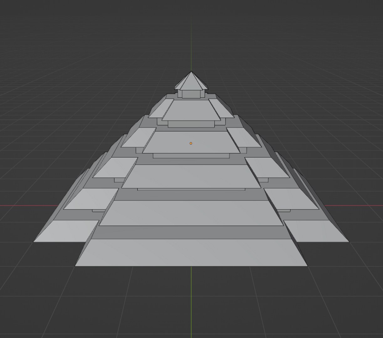 RectangularOctangular Pyramidal Structure 3D Model - TurboSquid 1951961