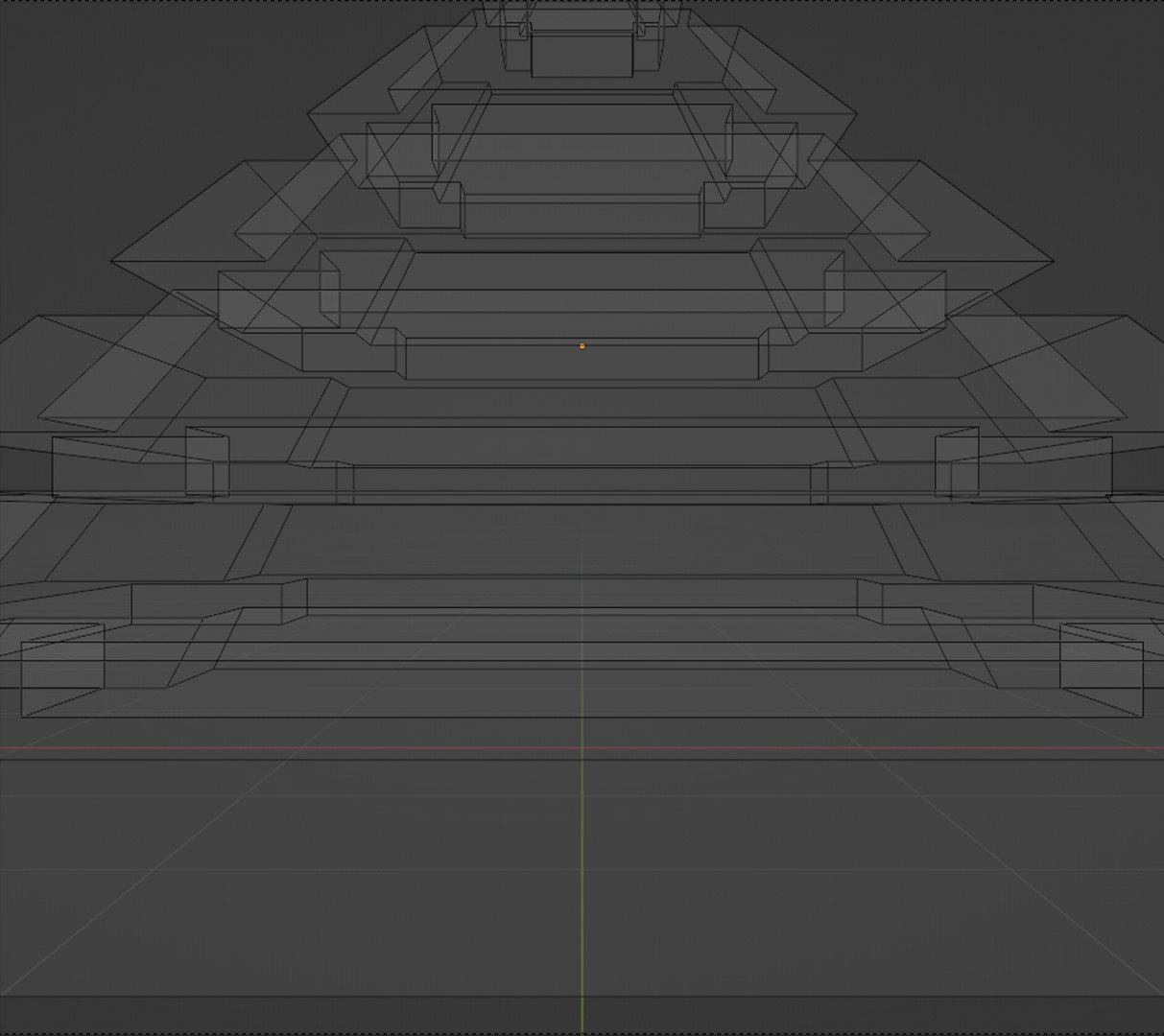 RectangularOctangular Pyramidal Structure 3D Model - TurboSquid 1951961