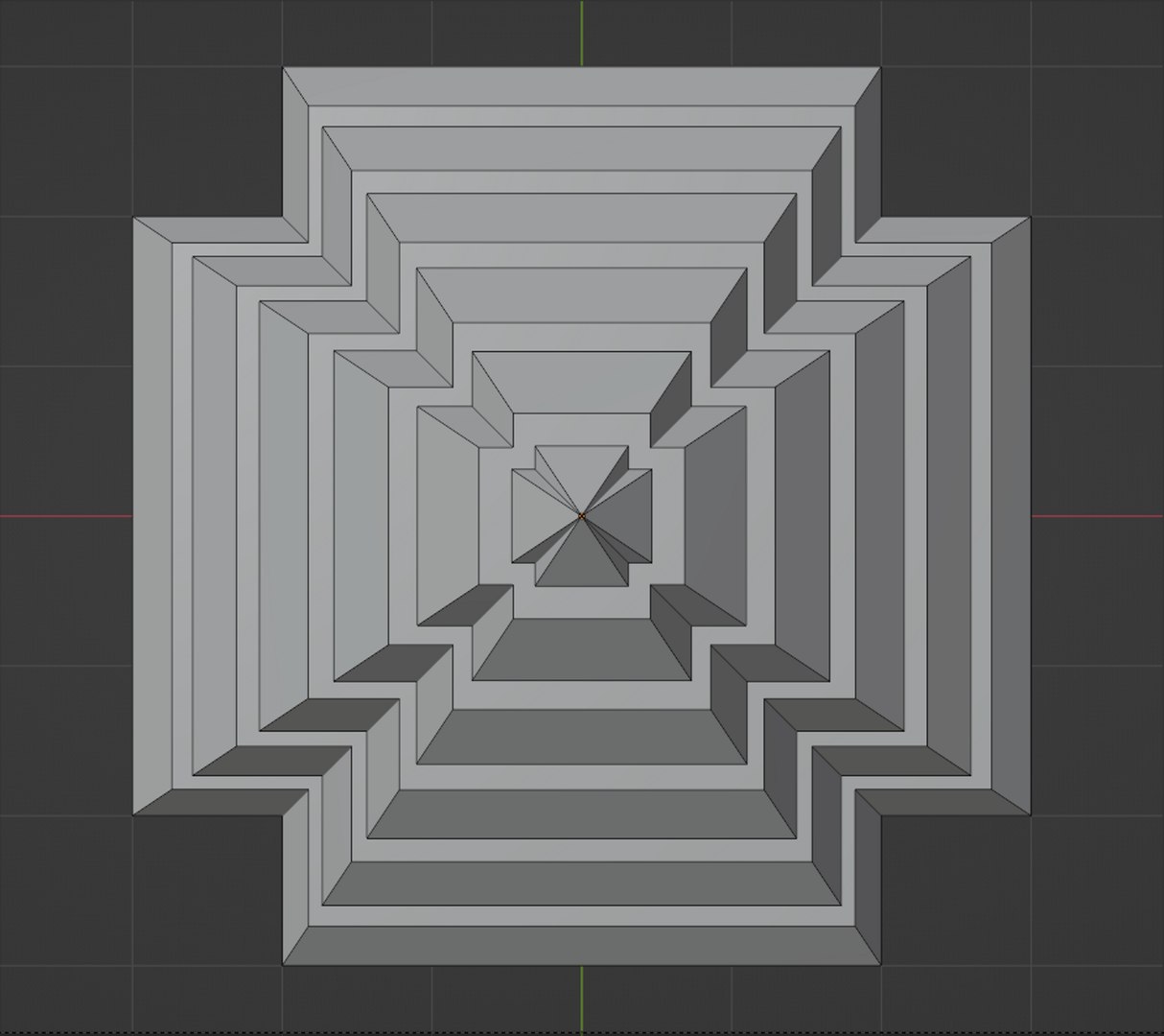 RectangularOctangular Pyramidal Structure 3D Model - TurboSquid 1951961