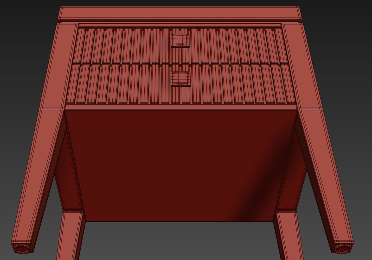 Sideboard And Bedside Table Foxtrot Siver 3D Model - TurboSquid 2100019