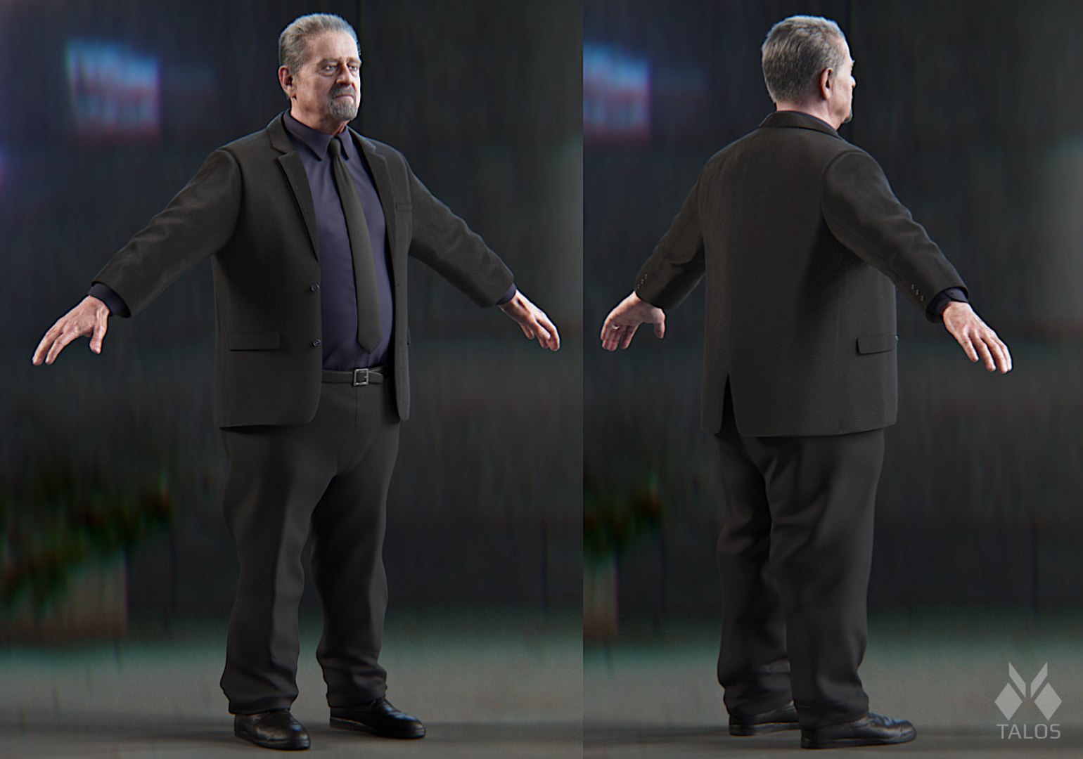 Smart suit clothing 3D model - TurboSquid 1510911