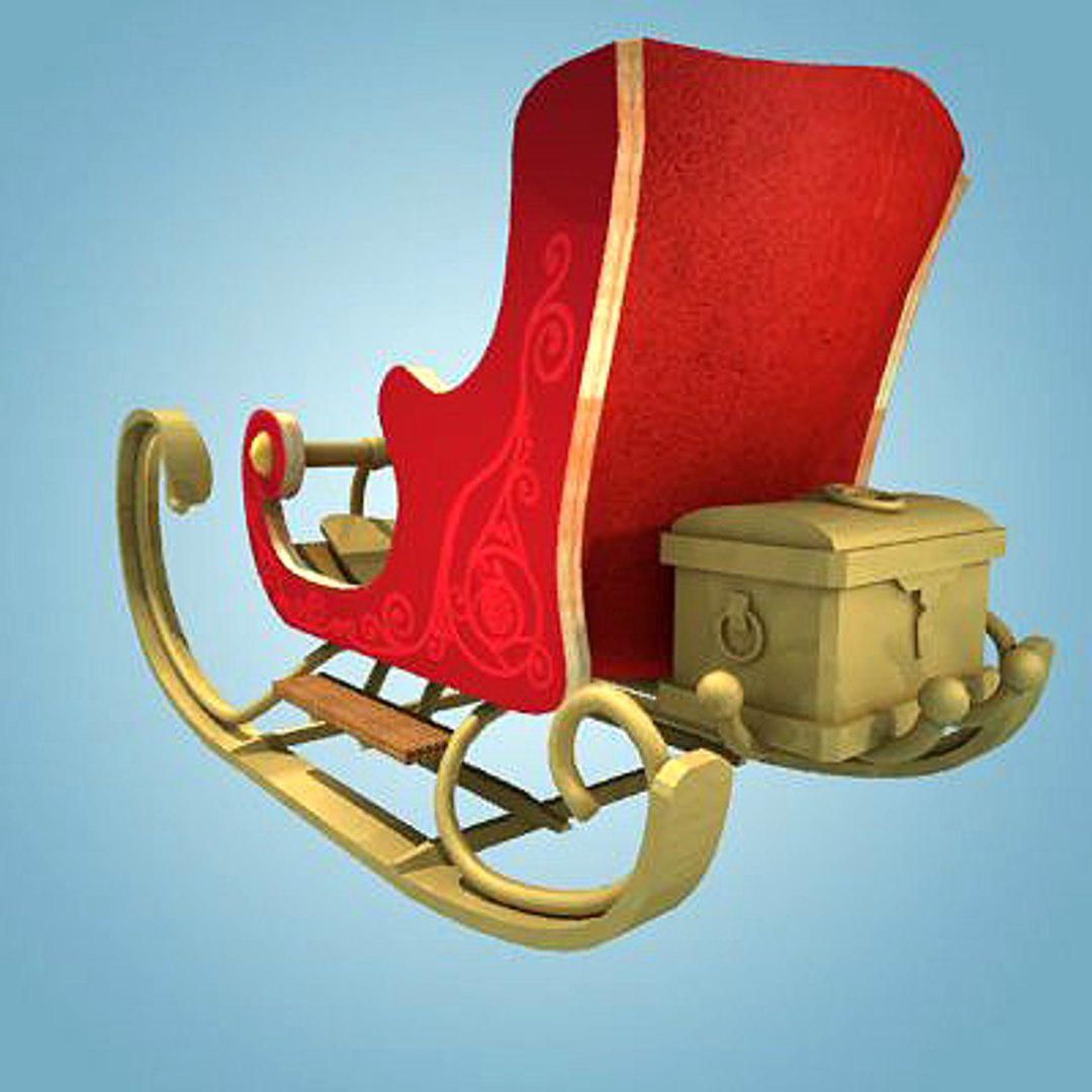3d Santa Sledge