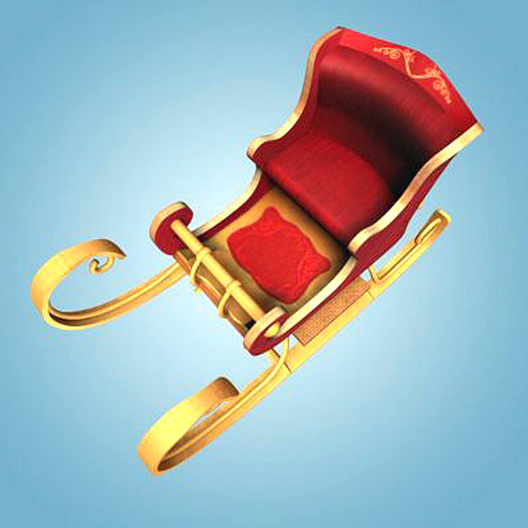 3d Santa Sledge